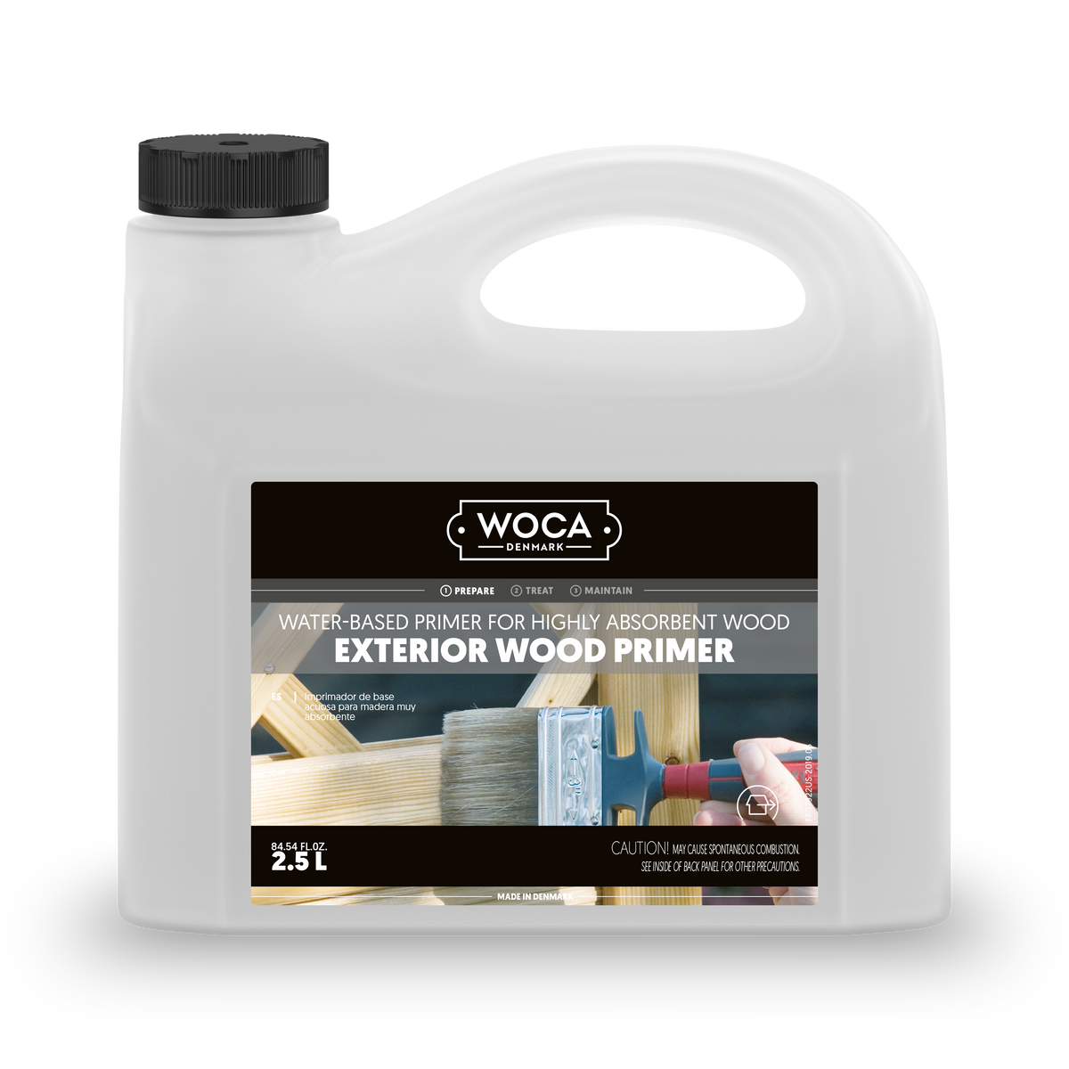 WOCA Exterior Wood Primer 2.5L — Outdoor Timber Primer — EcoGrit